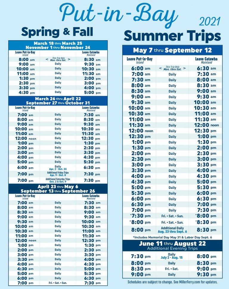 Ferry Transportation - Put-in-Bay Reservations and Shuttles